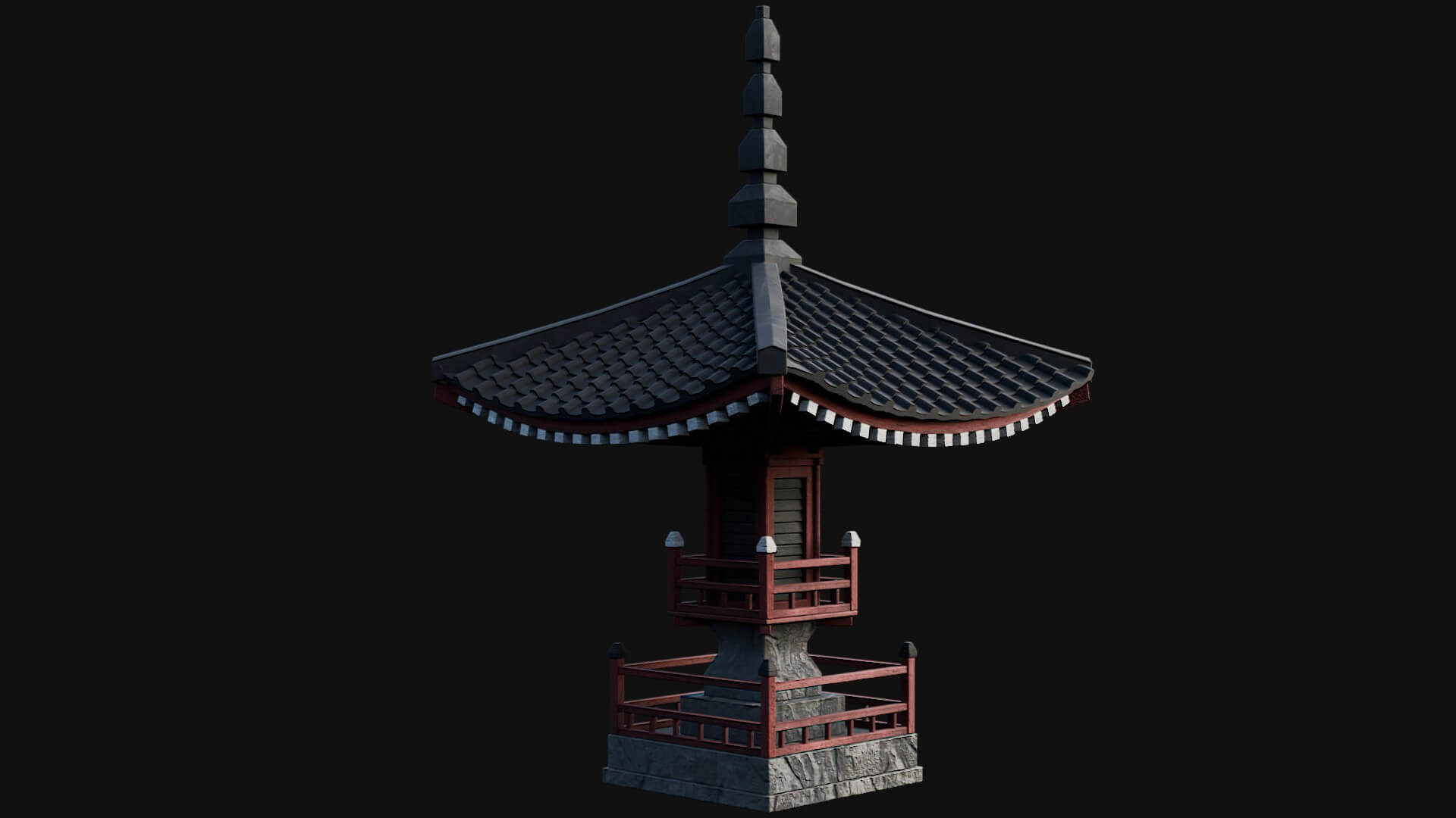 Japanese Structures Collection - 3D Model by Enterables