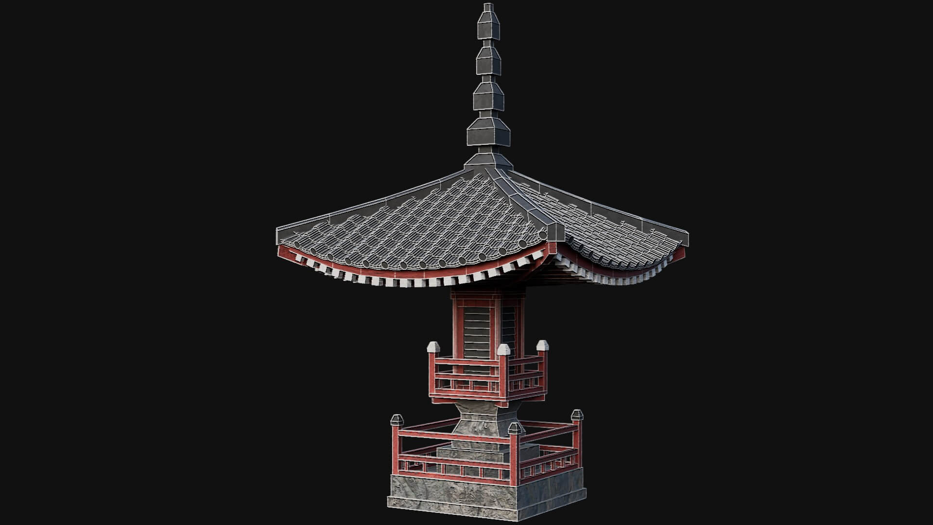 Japanese Structures Collection - 3D Model by Enterables