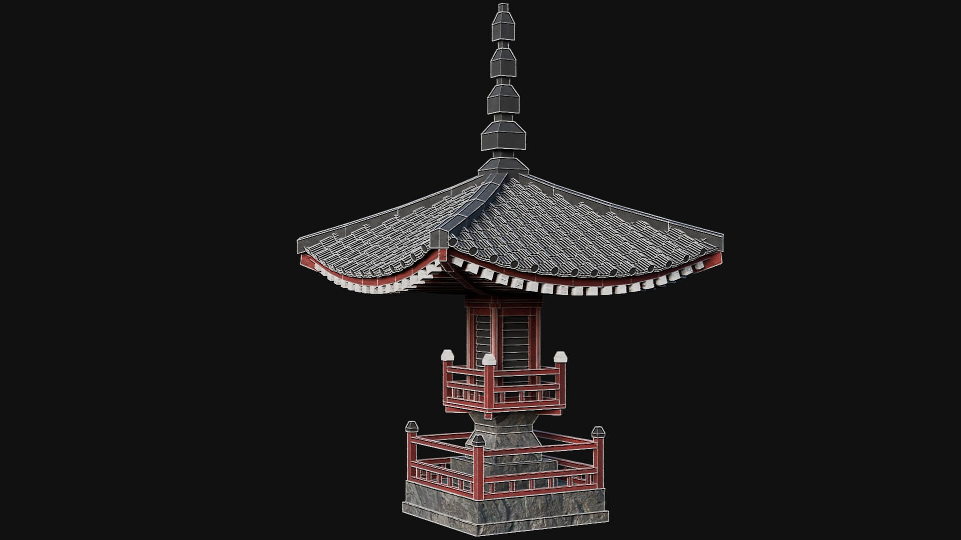 Japanese Structures Collection - 3D Model by Enterables