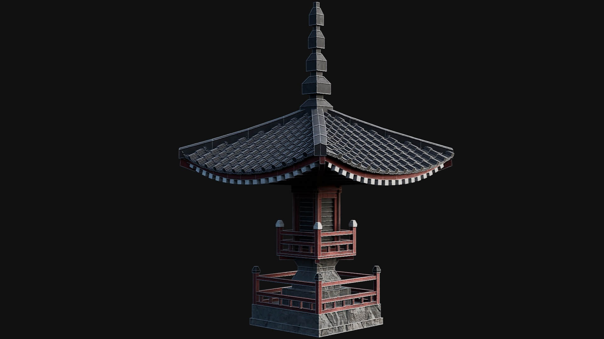 Japanese Structures Collection - 3D Model by Enterables