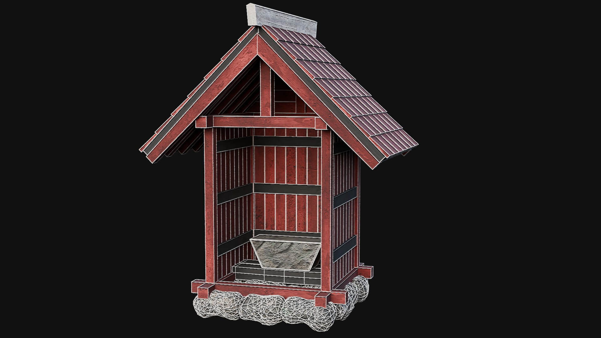Japanese Structures Collection - 3D Model by Enterables