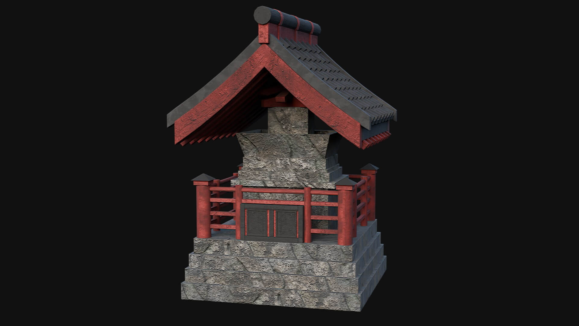 Japanese Structures Collection - 3D Model by Enterables
