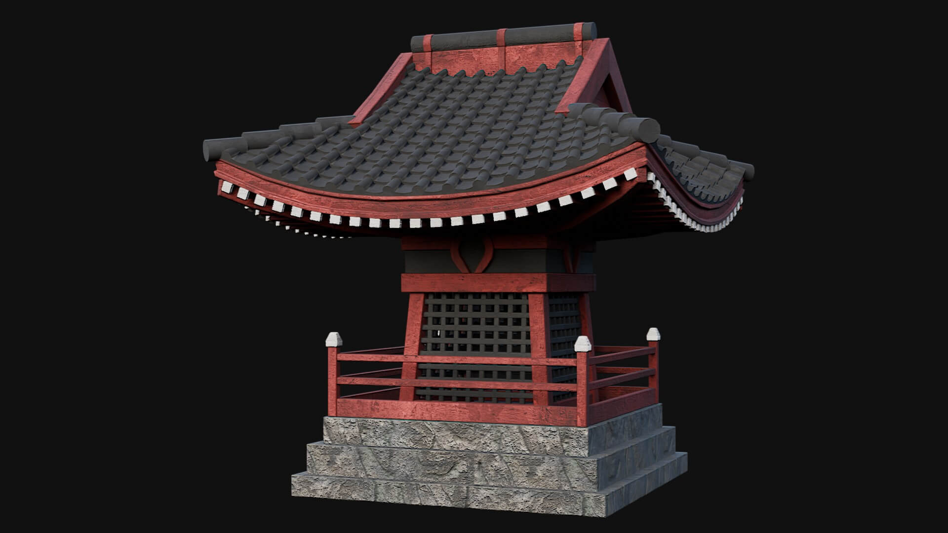 Japanese Structures Collection - 3D Model by Enterables