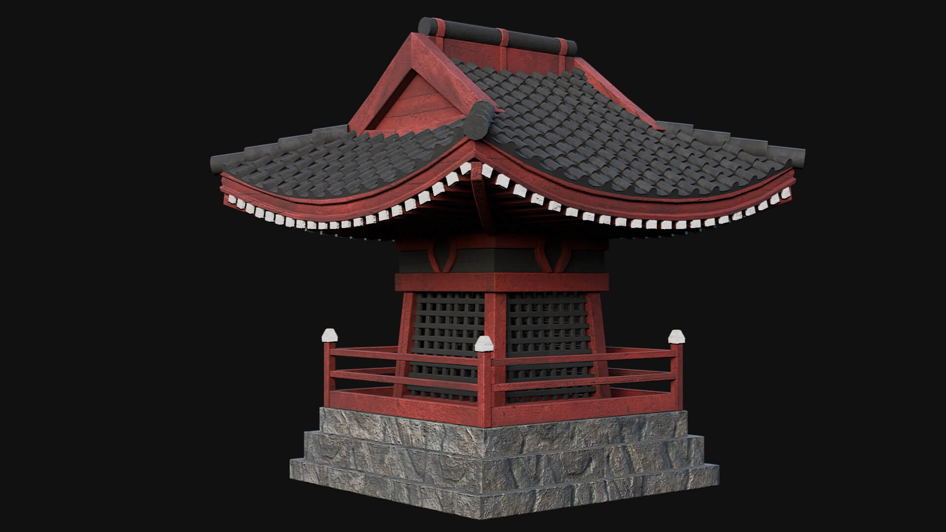 Japanese Structures Collection - 3D Model by Enterables