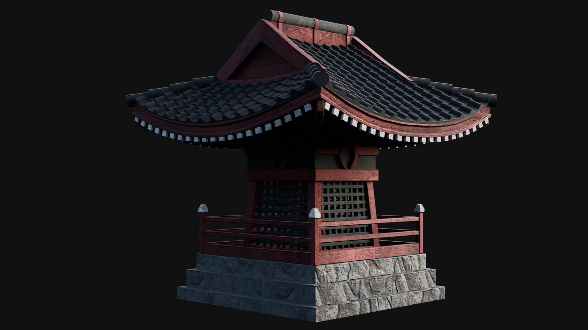 Japanese Structures Collection - 3D Model by Enterables