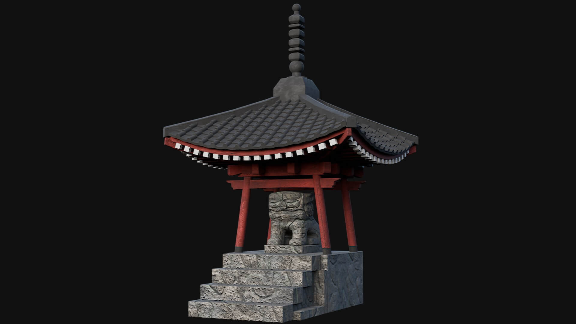 Japanese Structures Collection - 3D Model by Enterables