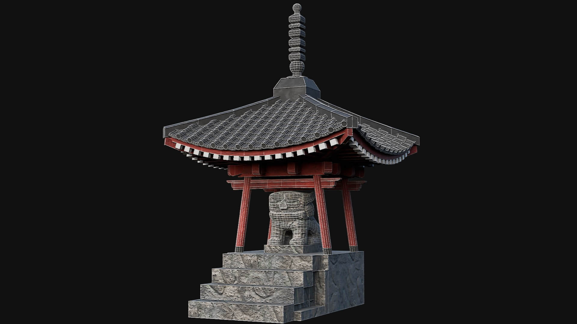 Japanese Structures Collection - 3D Model by Enterables