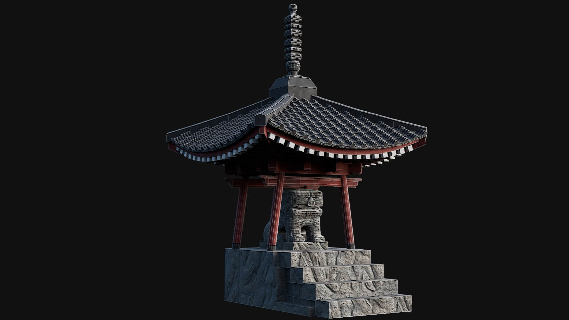 Japanese Structures Collection - 3D Model by Enterables