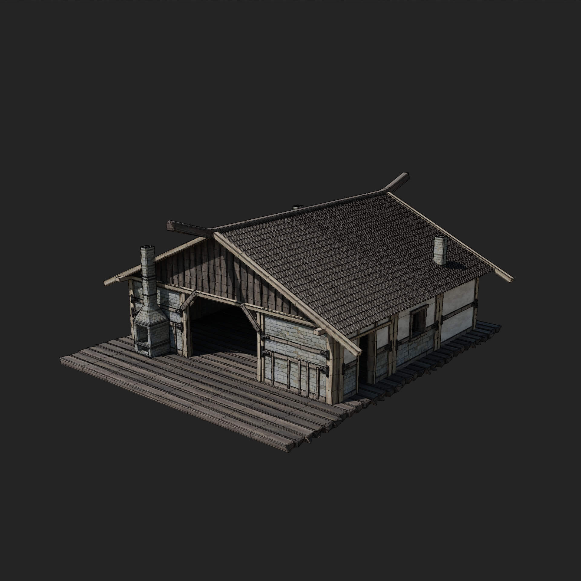 Japanese Workshop Collection - 3D Model by Enterables