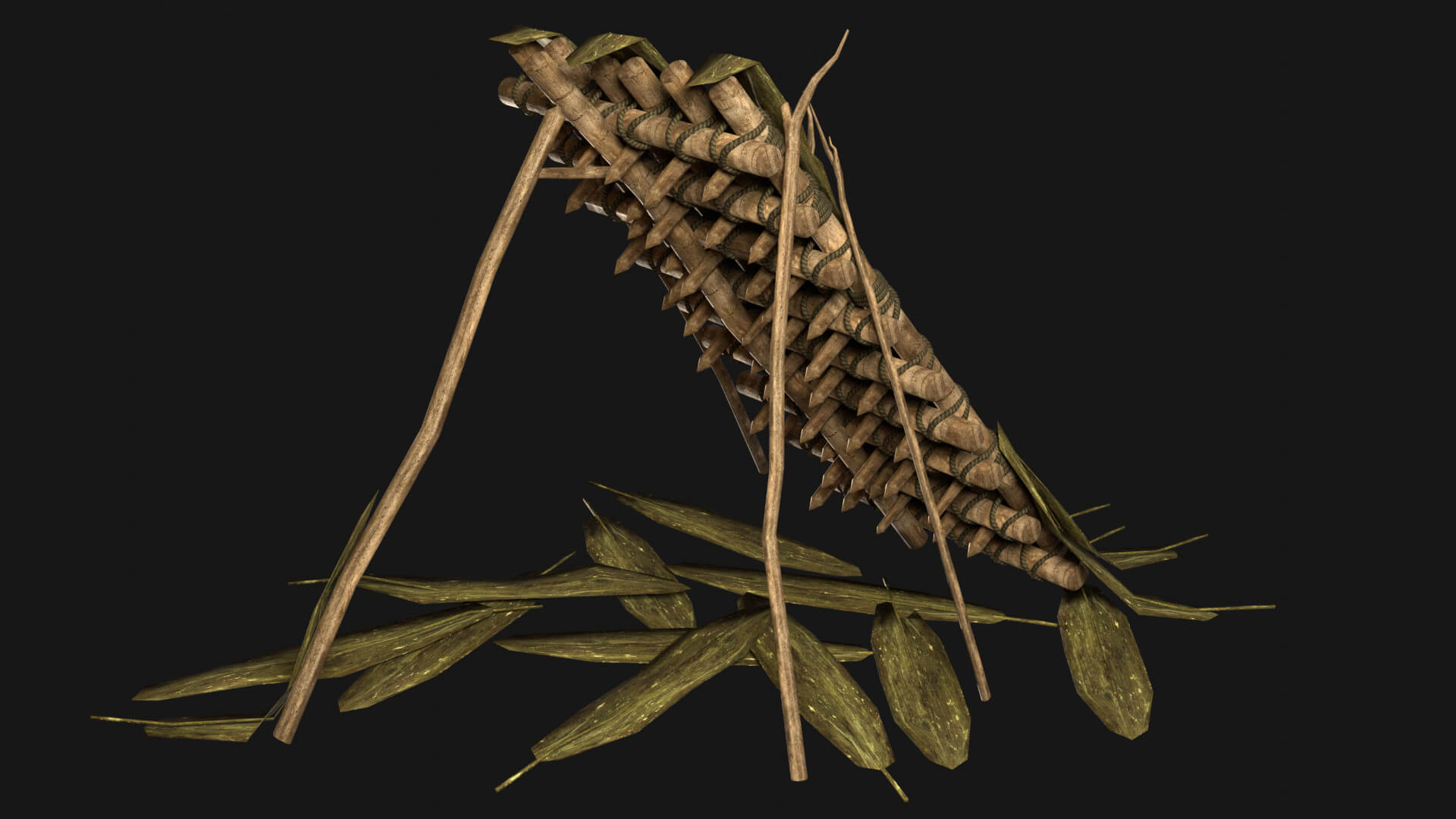 Jungle Swamp Trap Snare Collection - 3D Model by Enterables