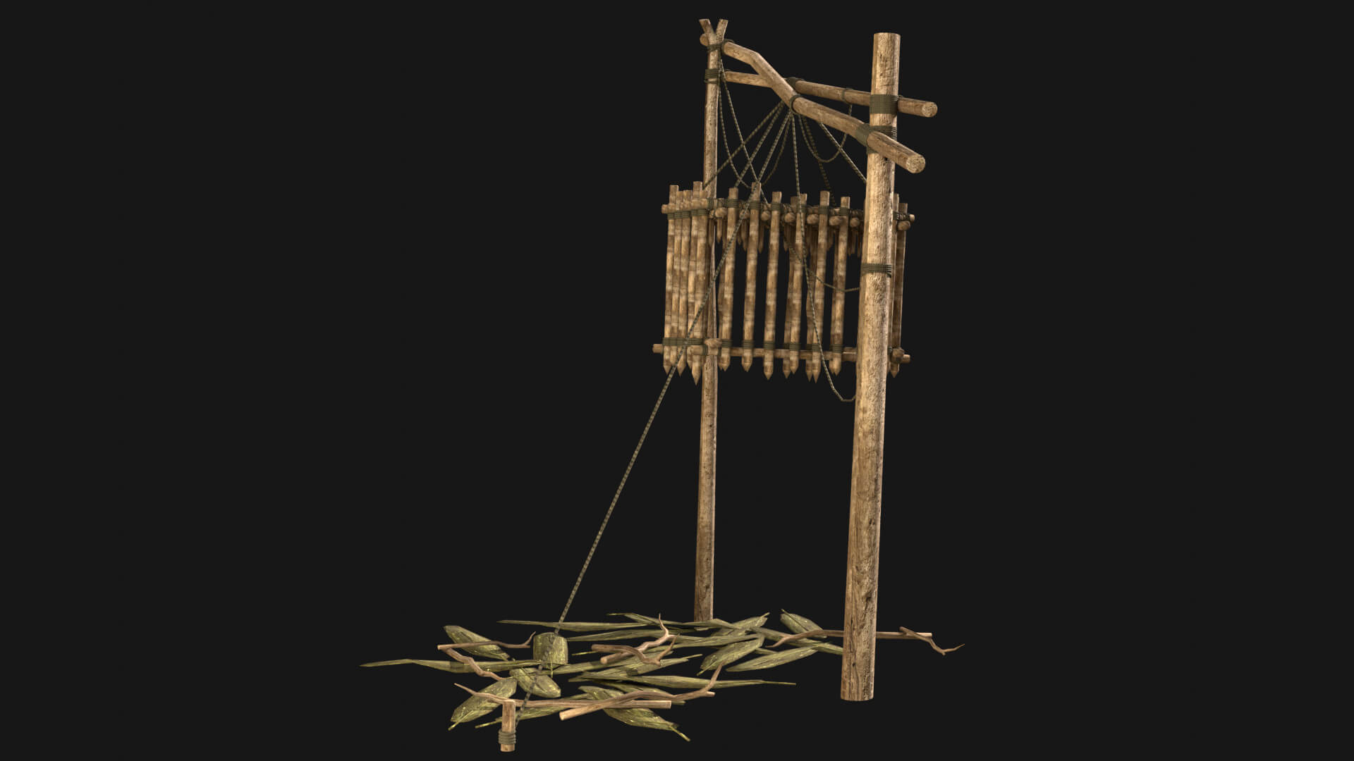 Jungle Swamp Trap Snare Collection - 3D Model by Enterables