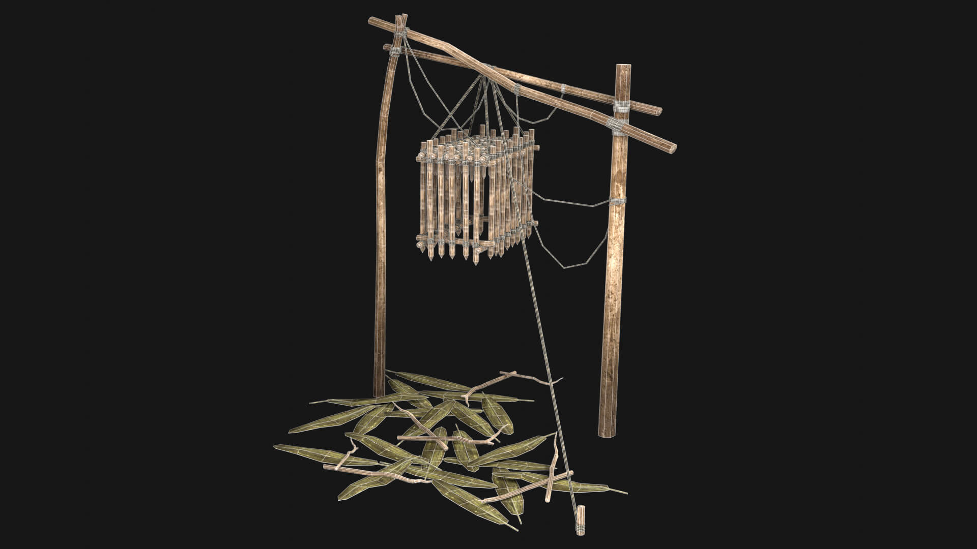 Jungle Swamp Trap Snare Collection - 3D Model by Enterables