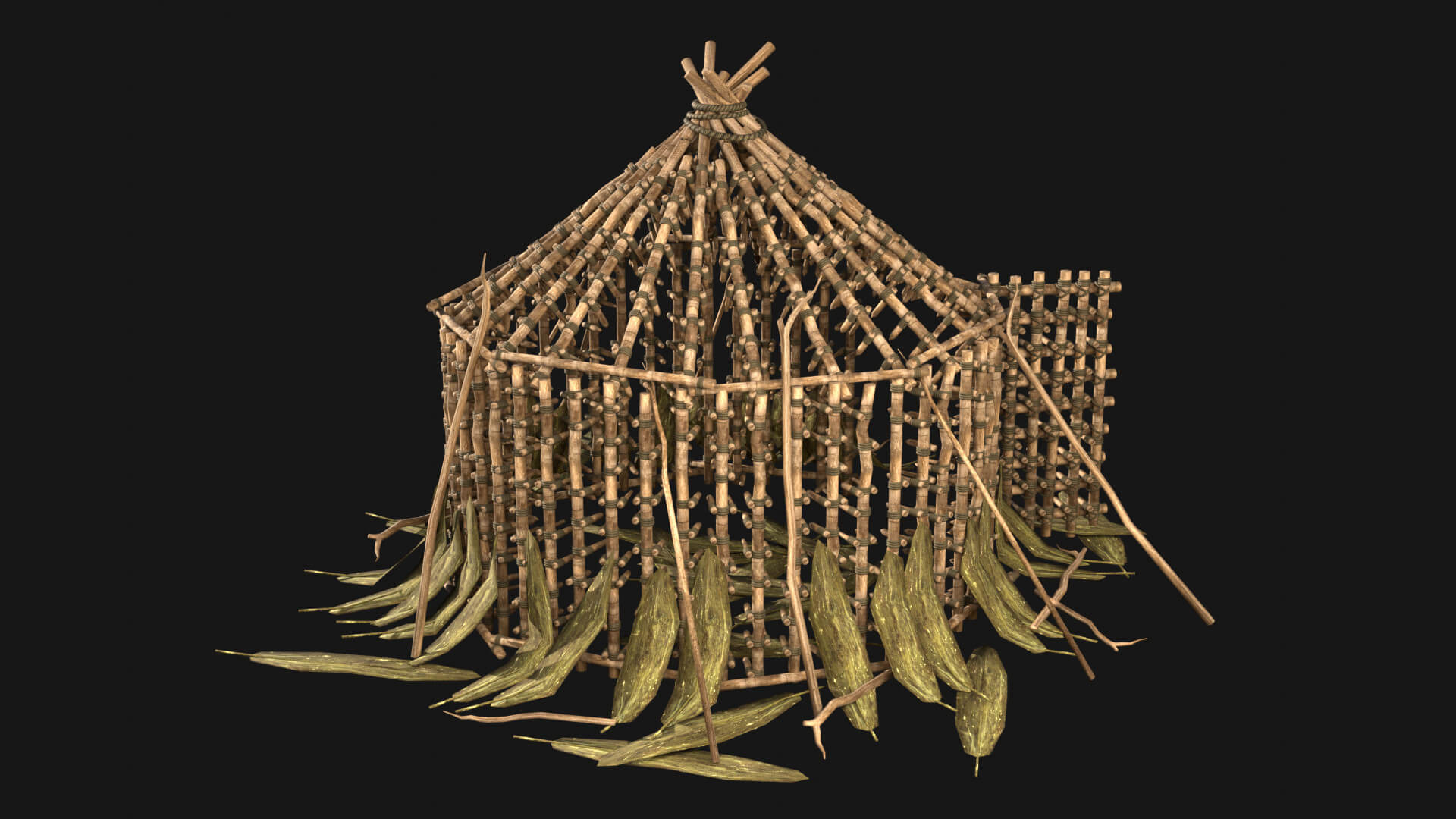 Jungle Swamp Trap Snare Collection - 3D Model by Enterables