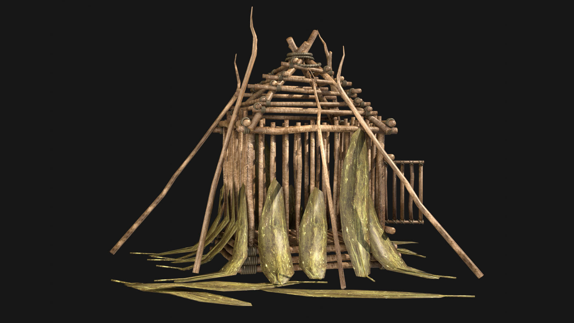 Jungle Swamp Trap Snare Collection - 3D Model by Enterables