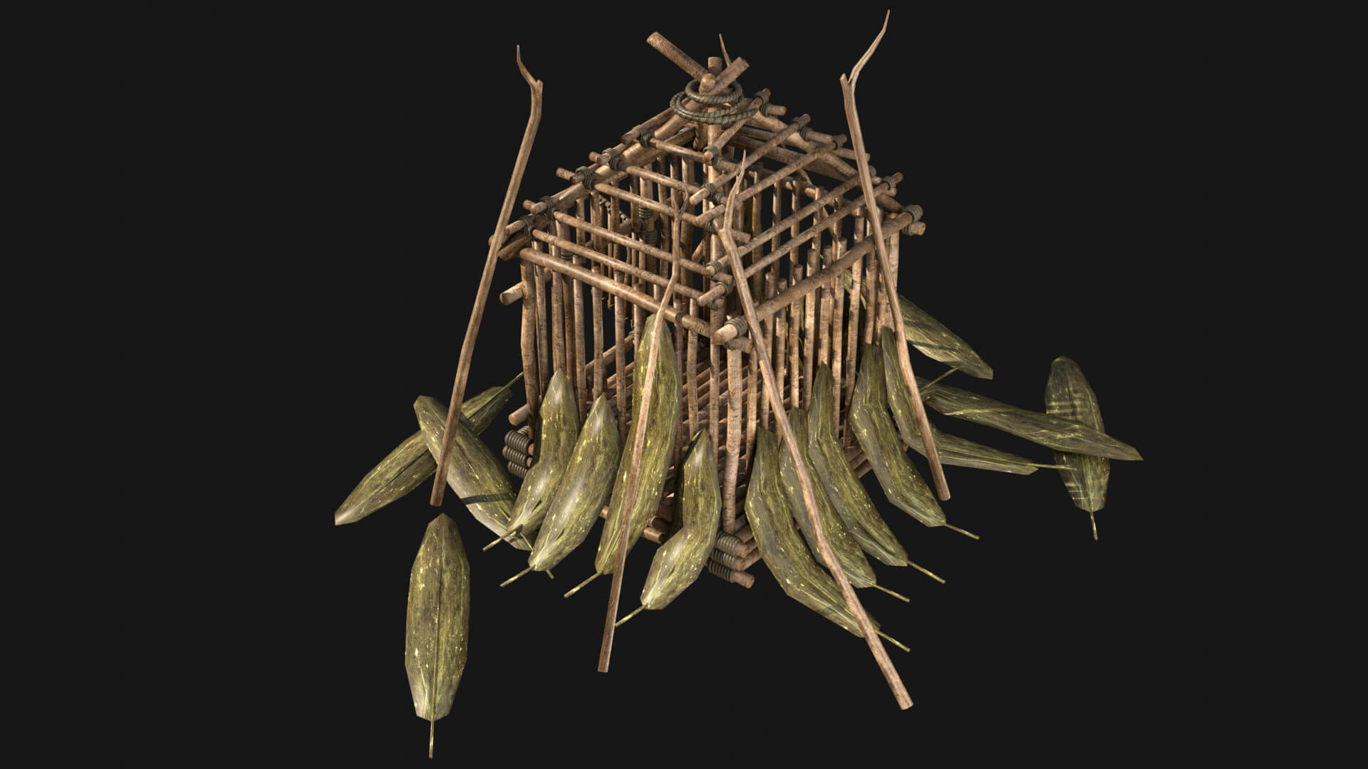 Jungle Swamp Trap Snare Collection - 3D Model by Enterables