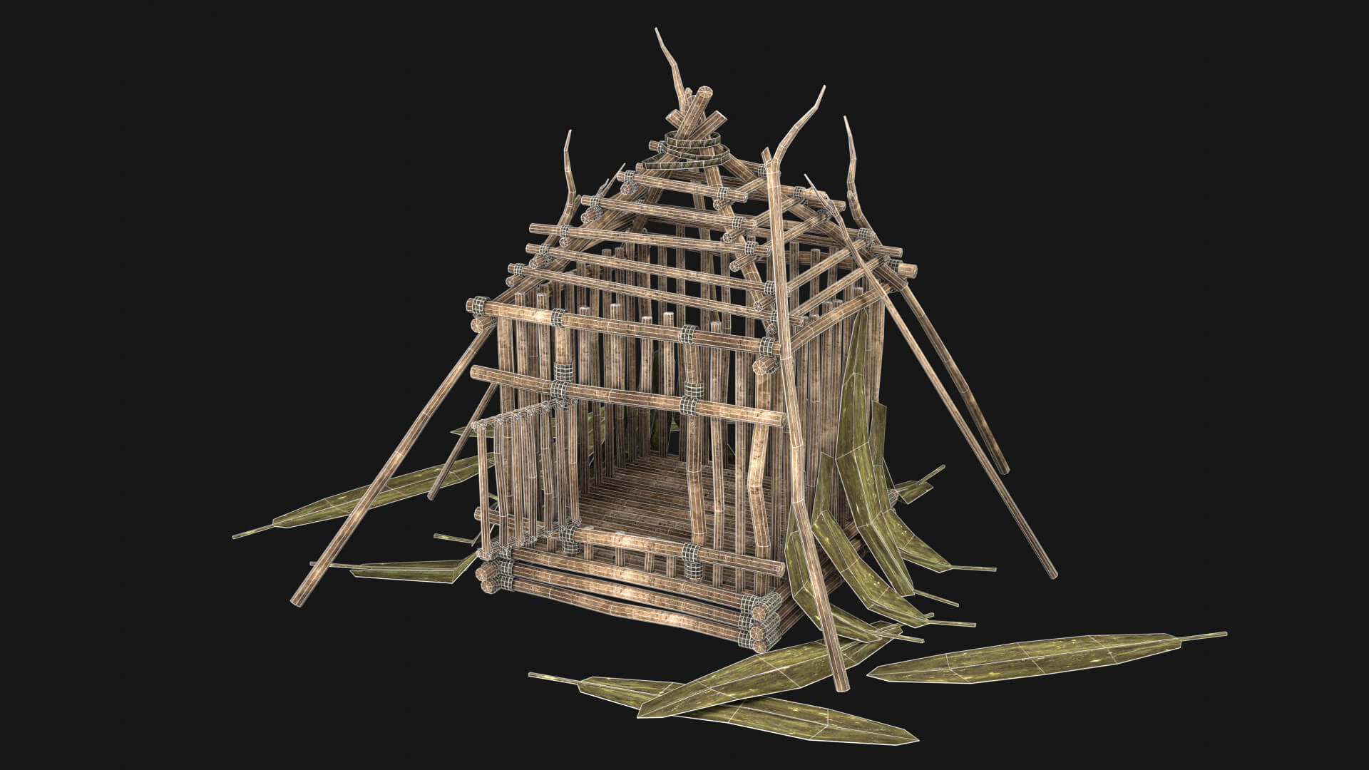 Jungle Swamp Trap Snare Collection - 3D Model by Enterables
