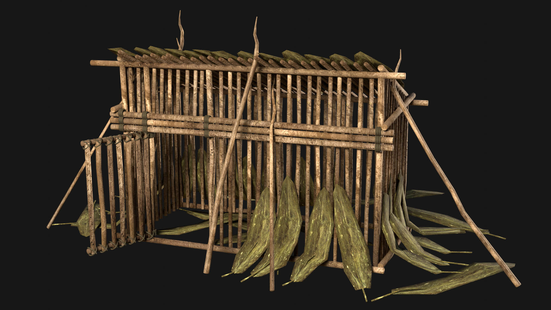 Jungle Swamp Trap Snare Collection - 3D Model by Enterables