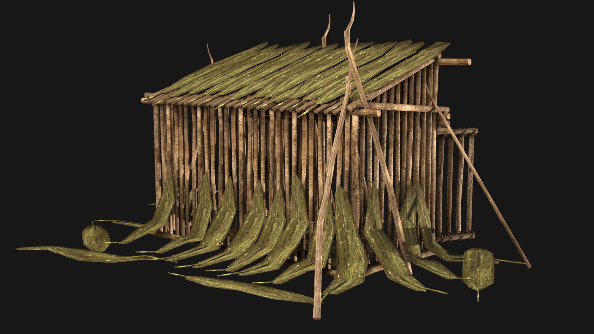 Jungle Swamp Trap Snare Collection - 3D Model by Enterables