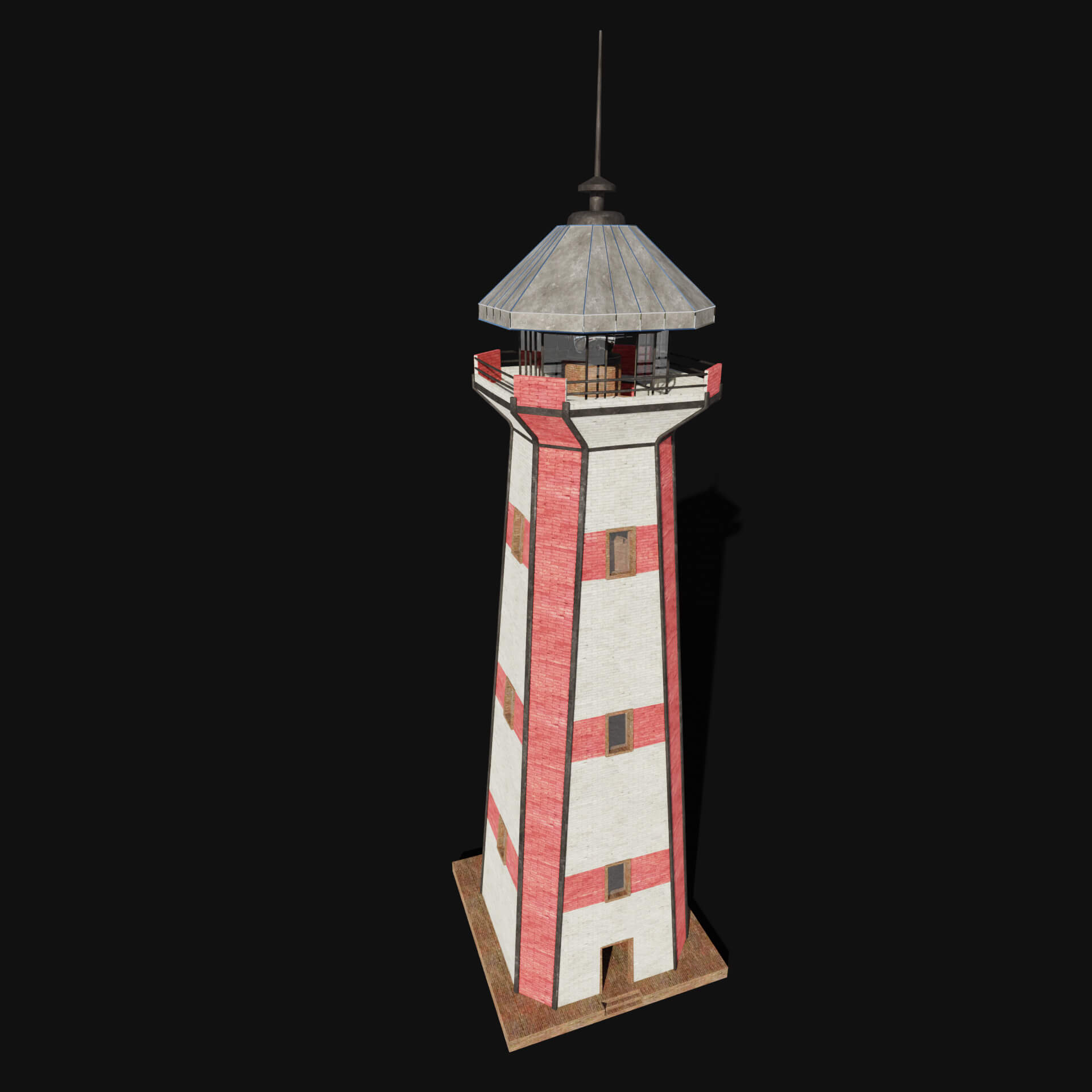 Lighthouse Watch Tower Collection - 3D Model by Enterables
