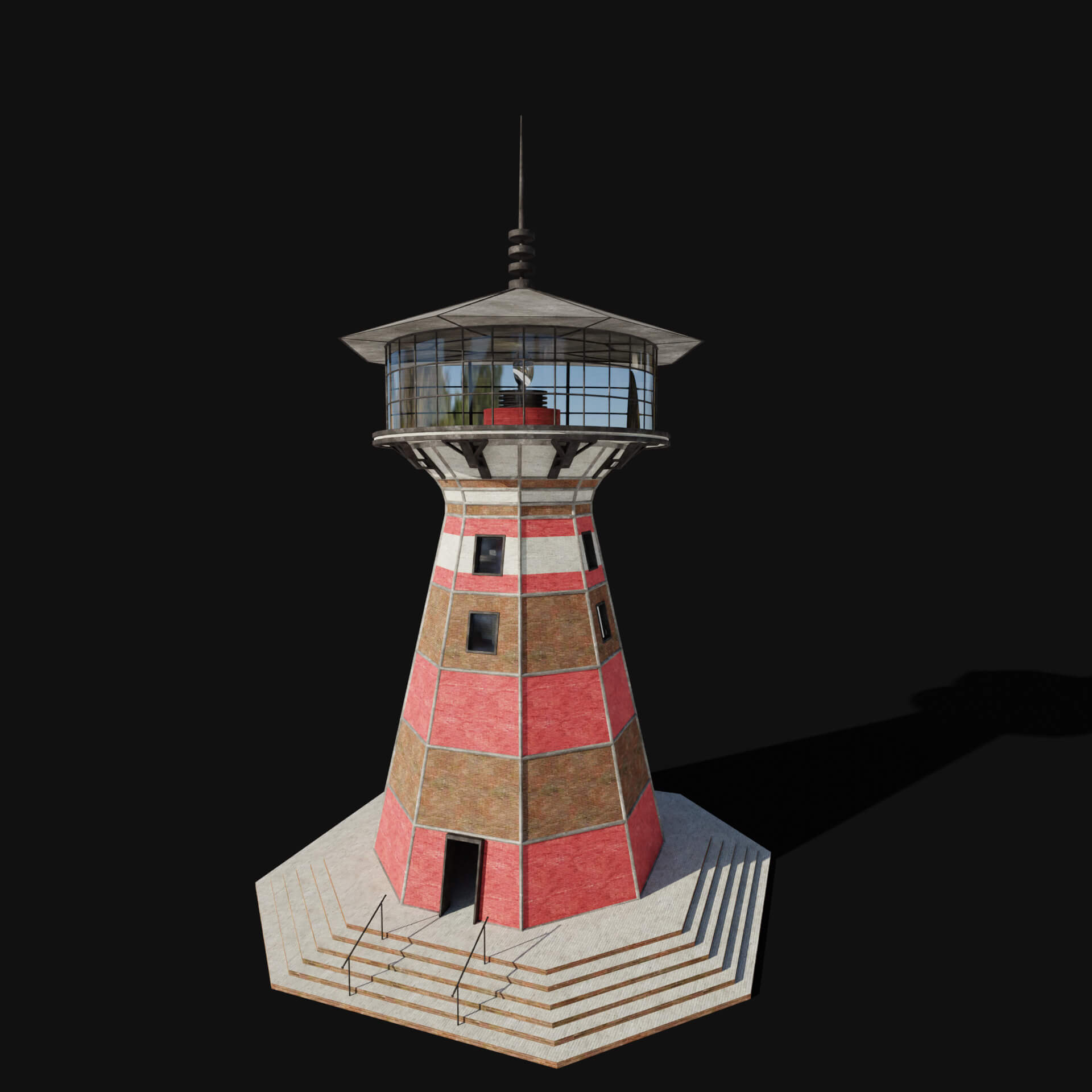 Lighthouse Watch Tower Collection - 3D Model by Enterables