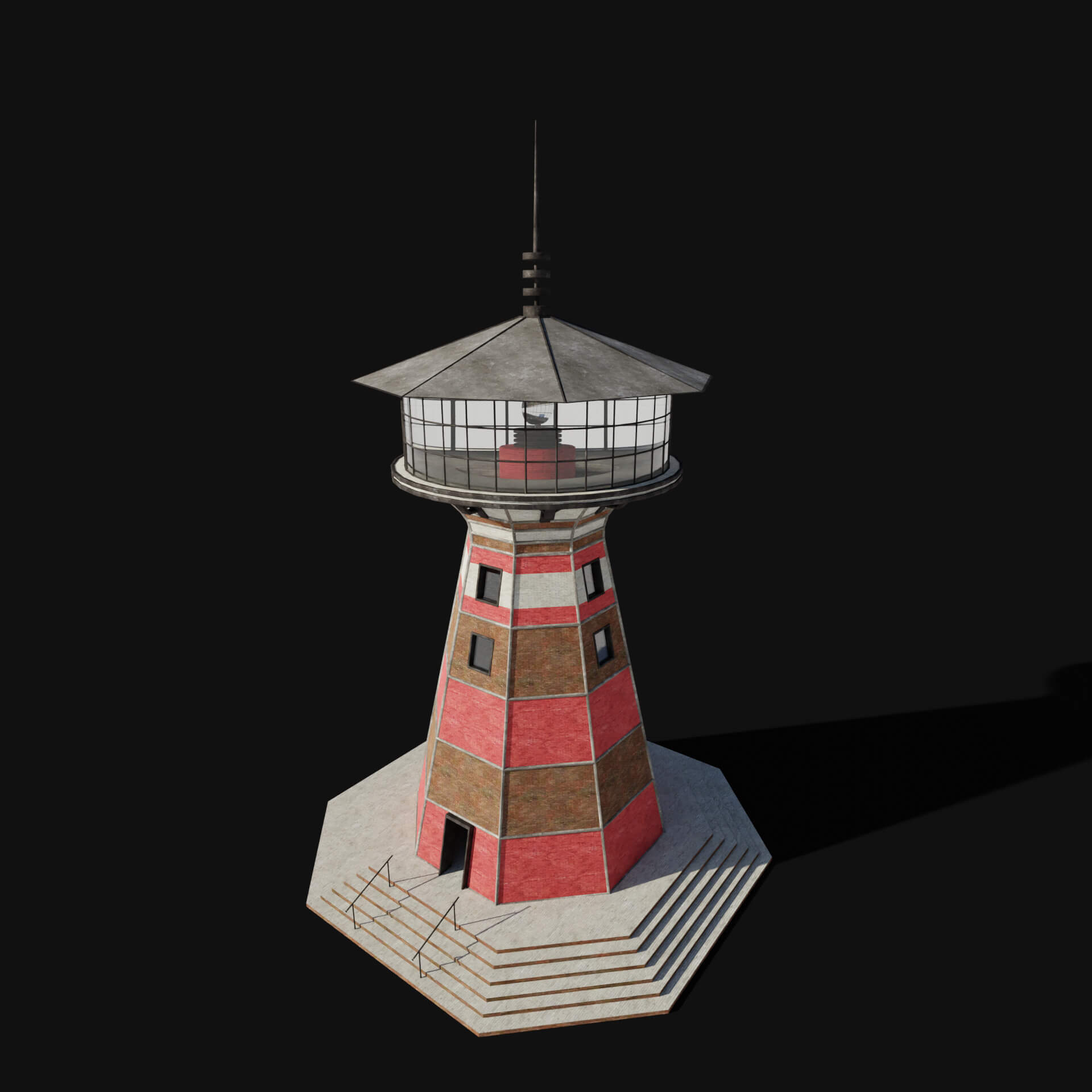 Lighthouse Watch Tower Collection - 3D Model by Enterables