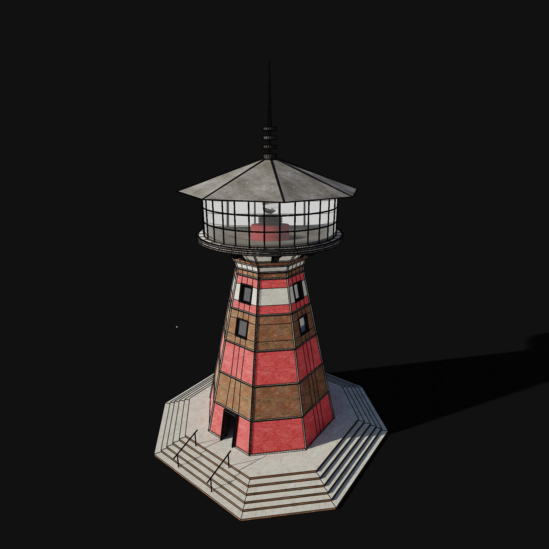 Lighthouse Watch Tower Collection - 3D Model by Enterables