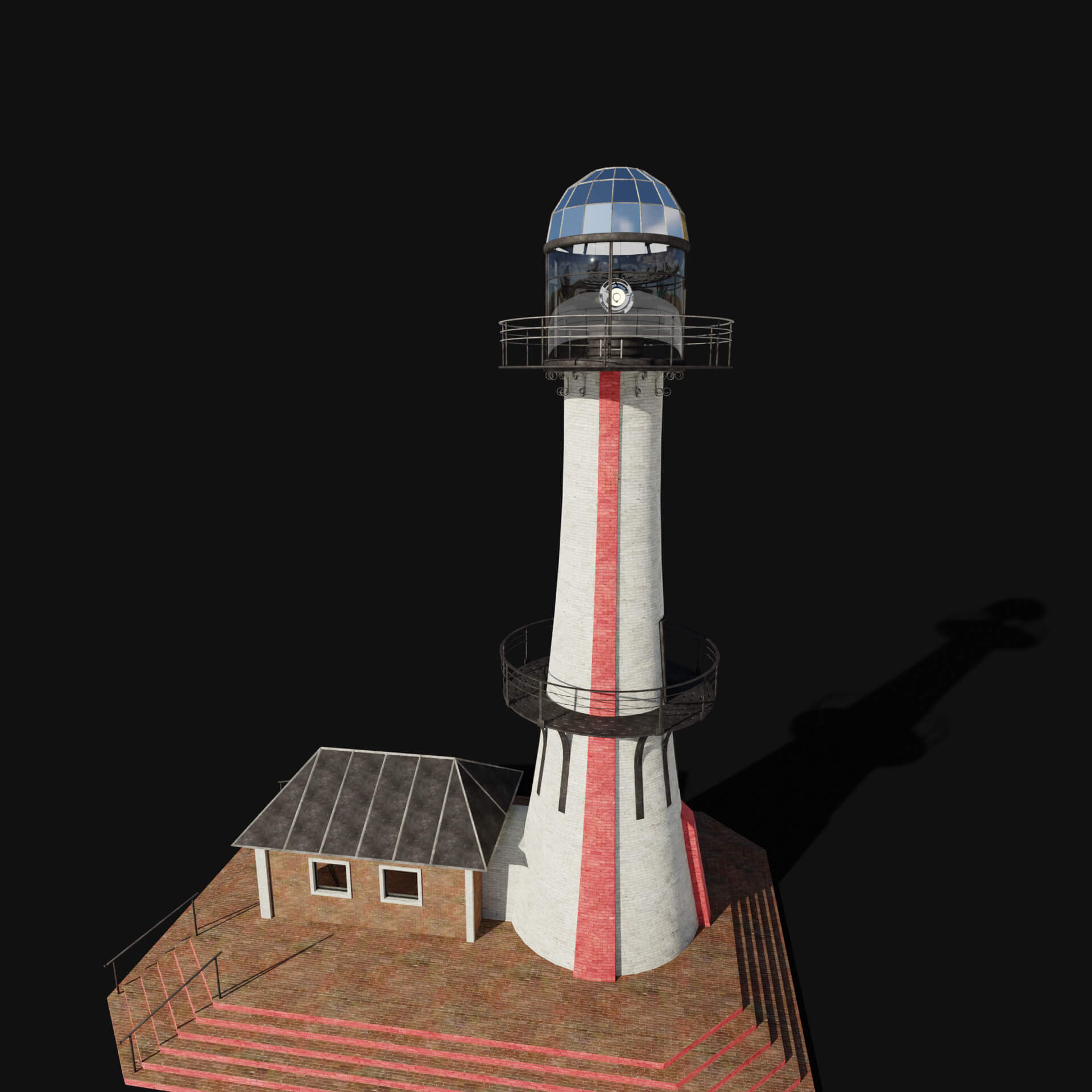 Lighthouse Watch Tower Collection - 3D Model by Enterables