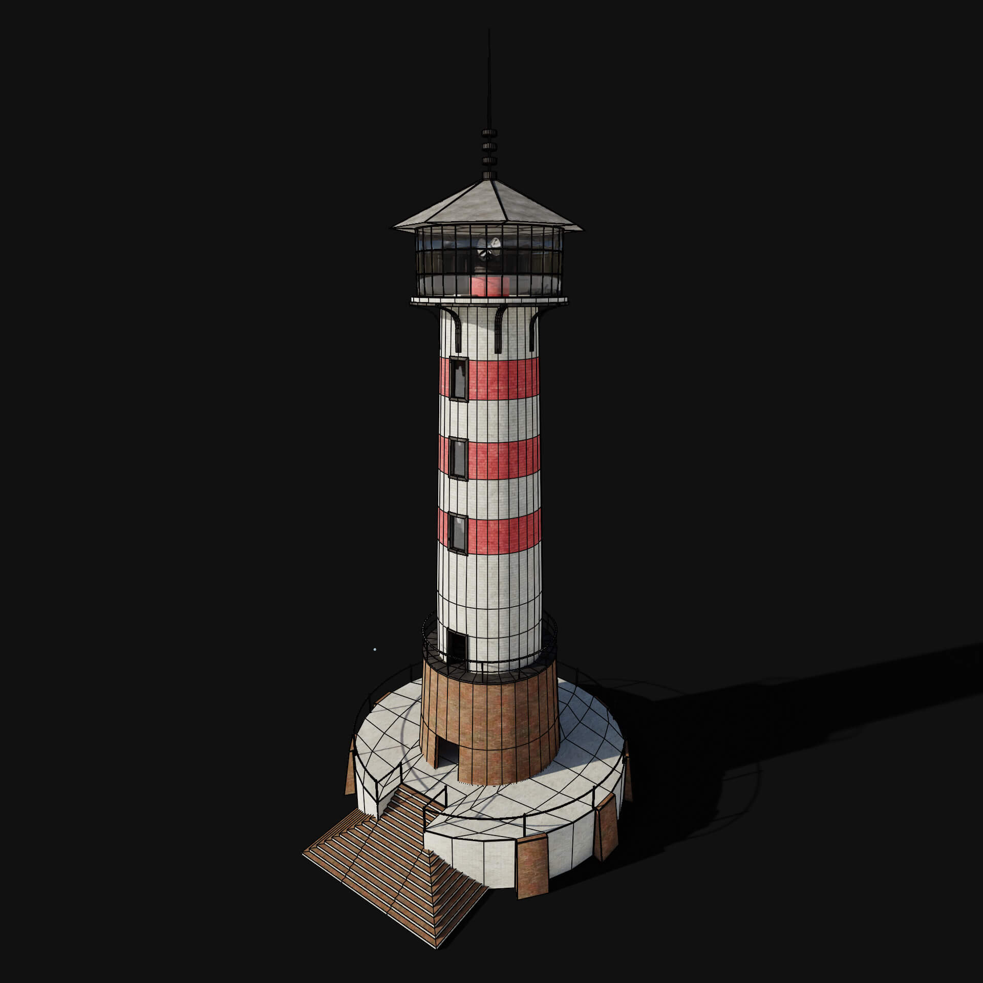 Lighthouse Watch Tower Collection - 3D Model by Enterables