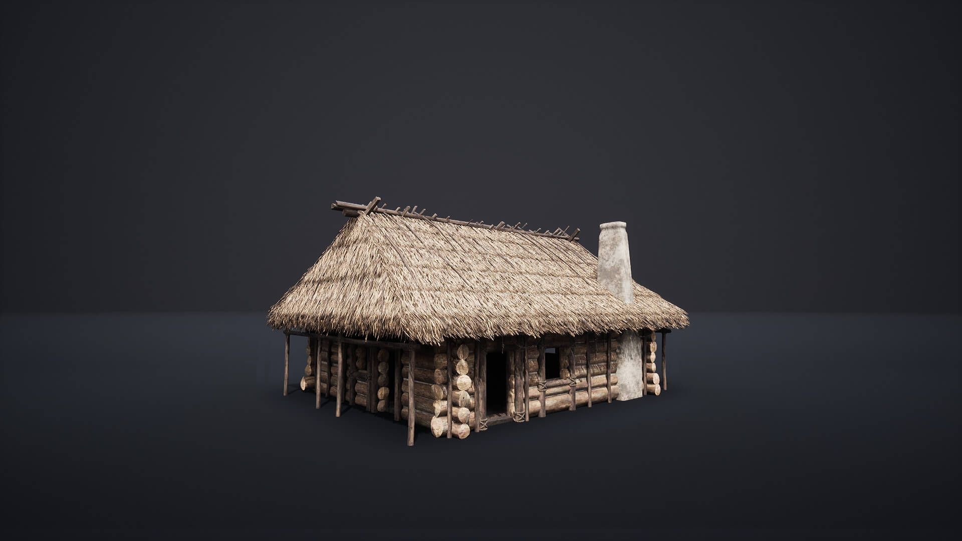 Medieval Cottage House - 3D Model by Enterables