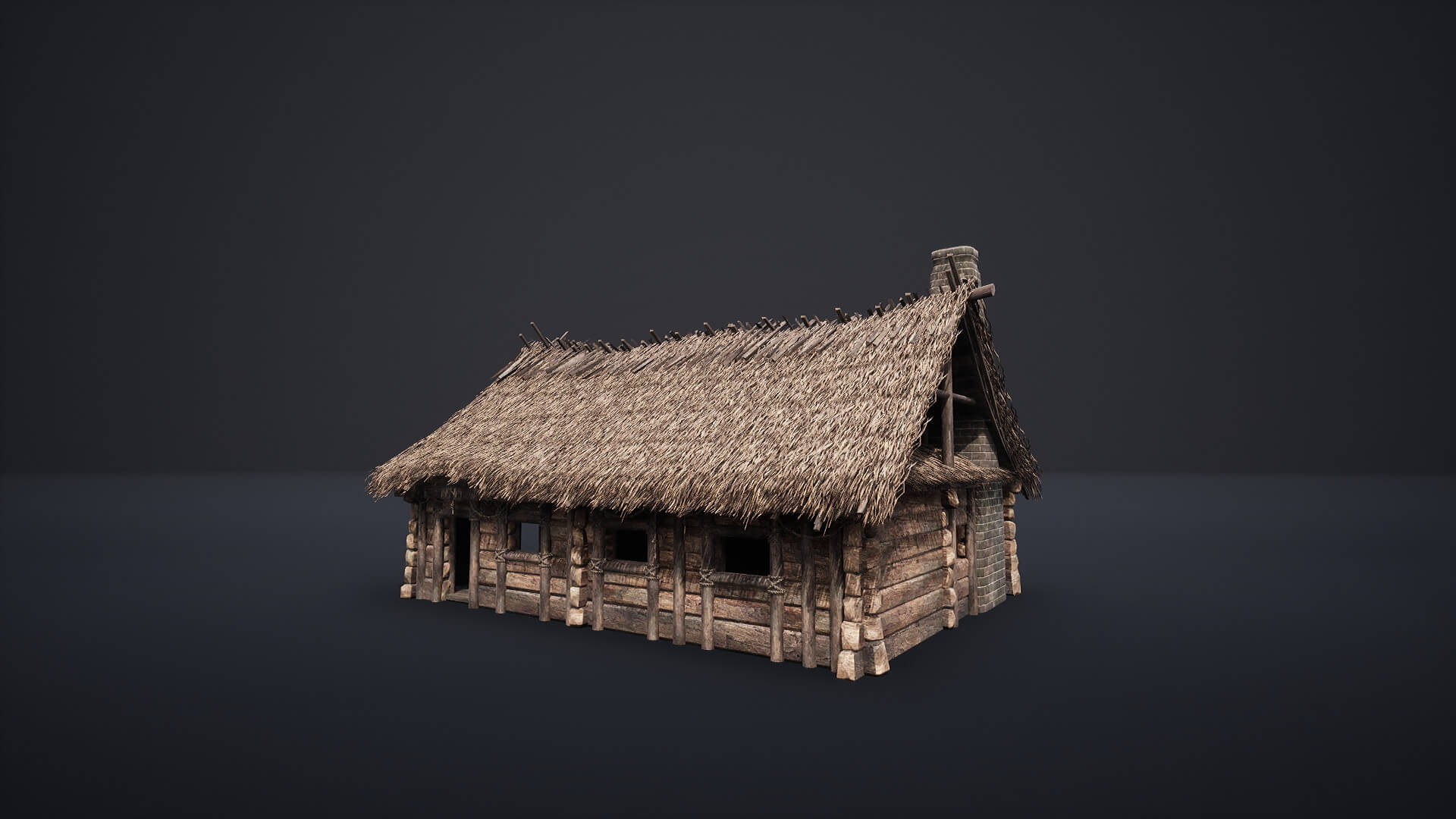 Medieval Cottage House - 3D Model by Enterables