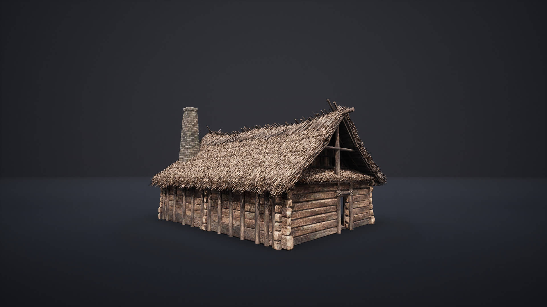 Medieval Cottage House - 3D Model by Enterables