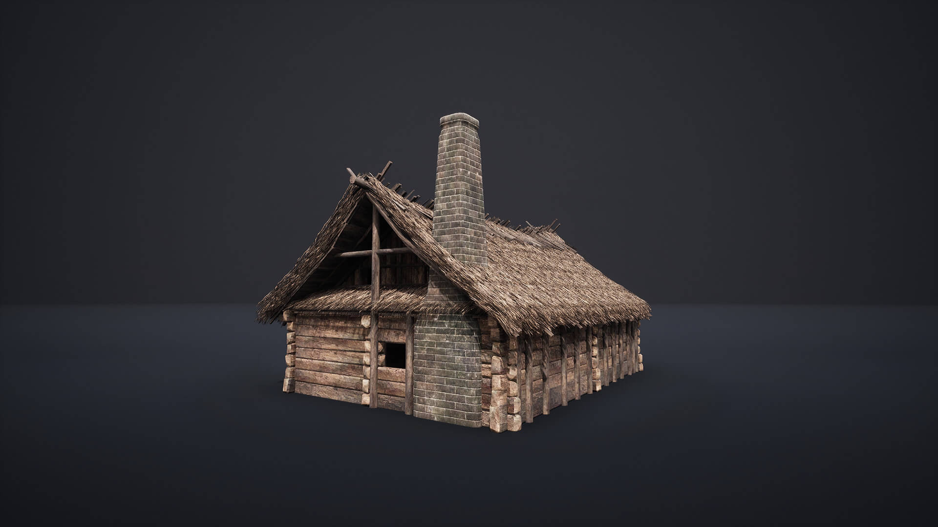 Medieval Cottage House - 3D Model by Enterables