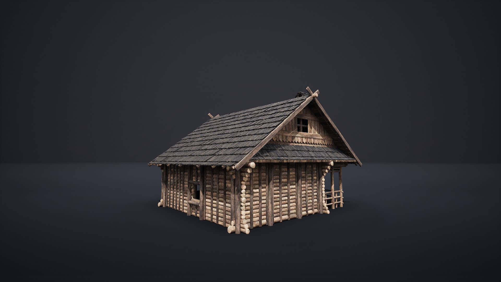 Medieval Cottage House - 3D Model by Enterables