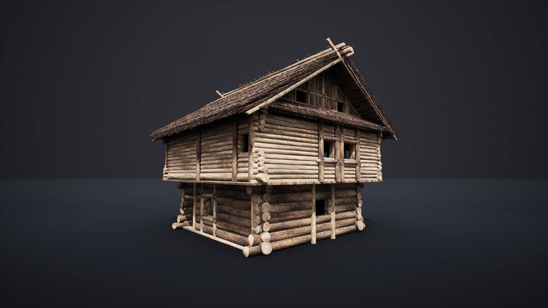 Medieval Cottage House - 3D Model by Enterables
