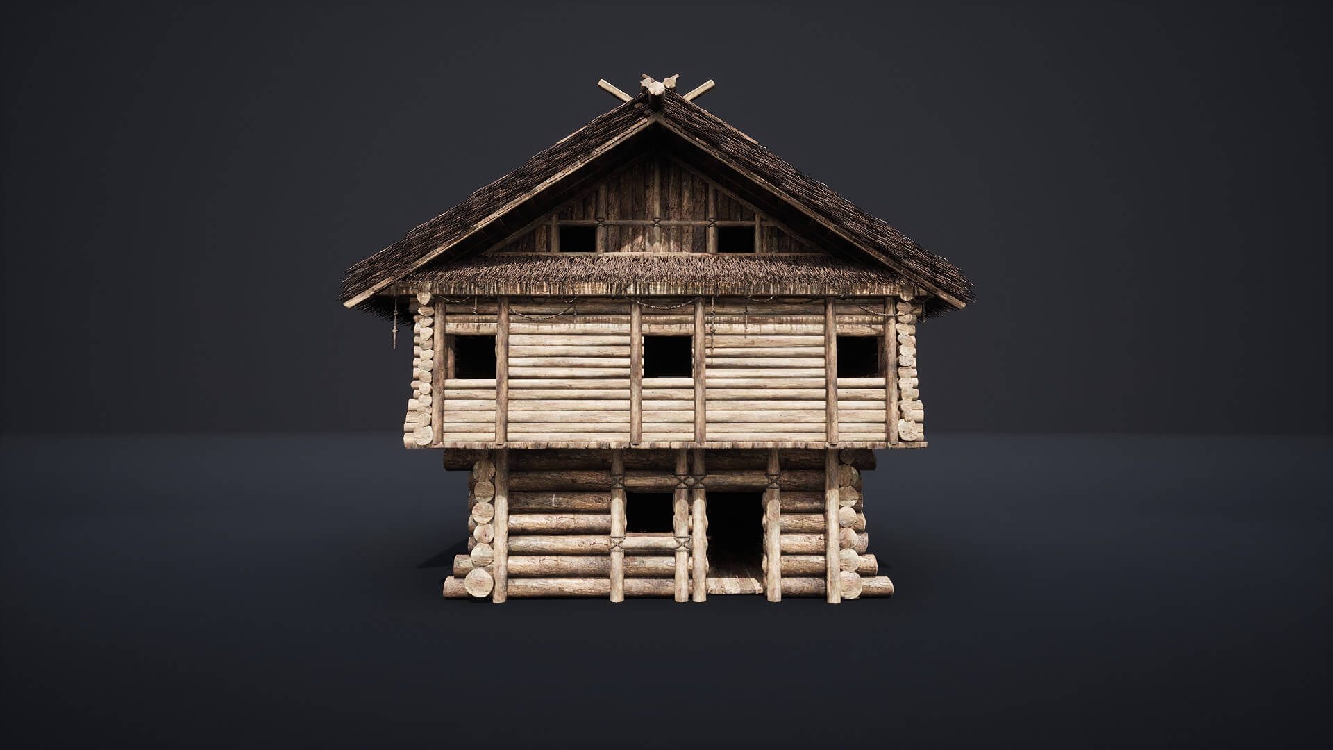 Medieval Cottage House - 3D Model by Enterables