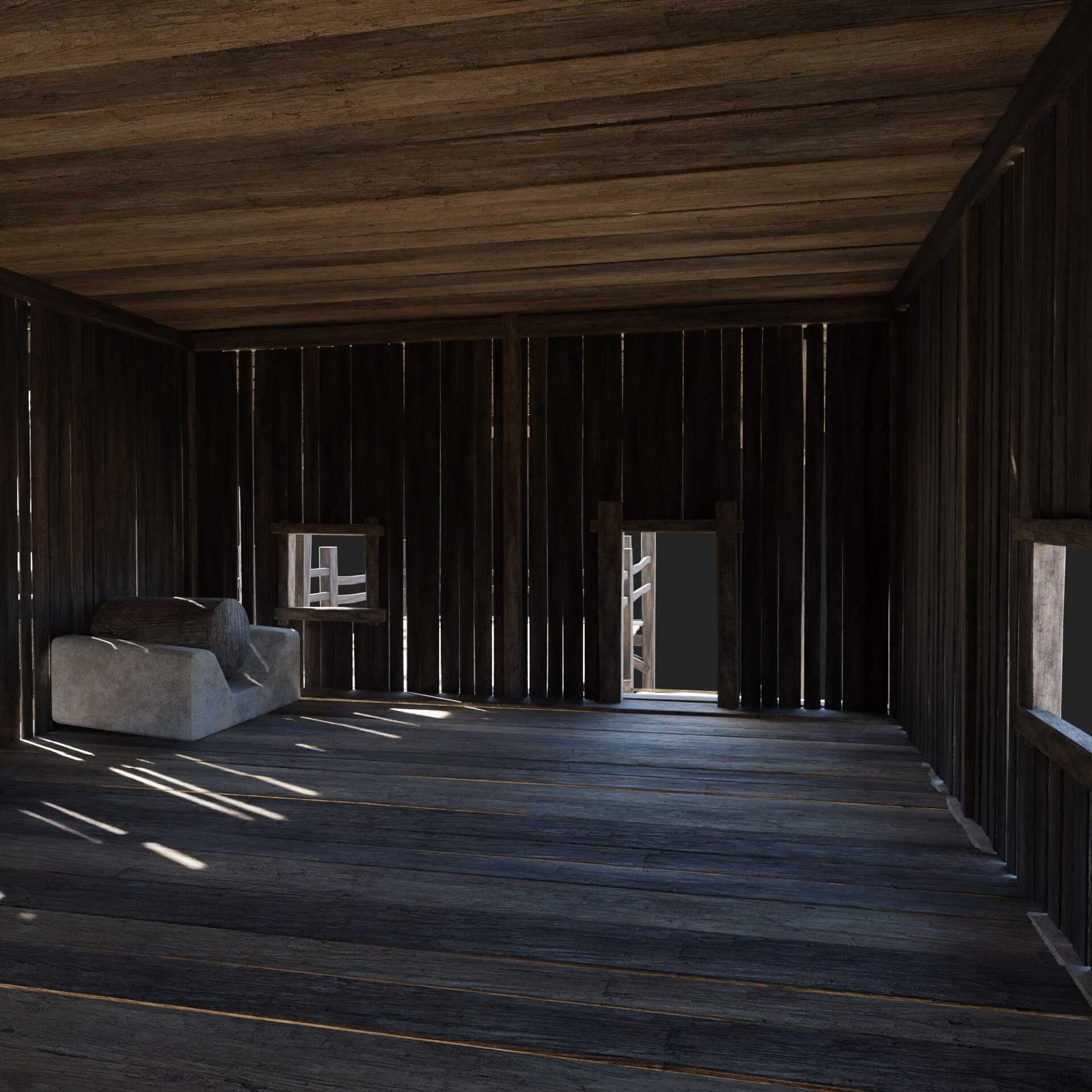 Medieval Mill Windmill Watermill Collection - 3D Model by Enterables