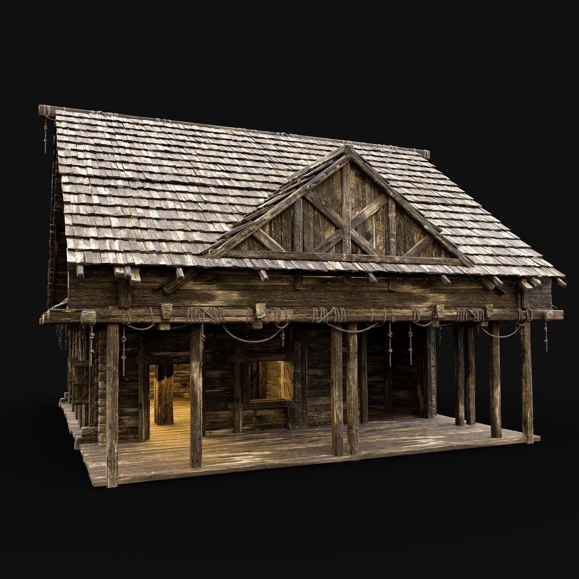Medieval Smithy Workshop - 3D Model by Enterables