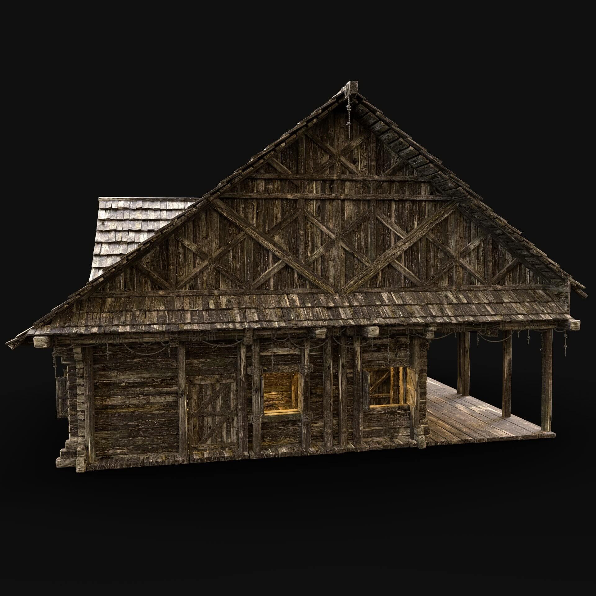 Medieval Smithy Workshop - 3D Model by Enterables