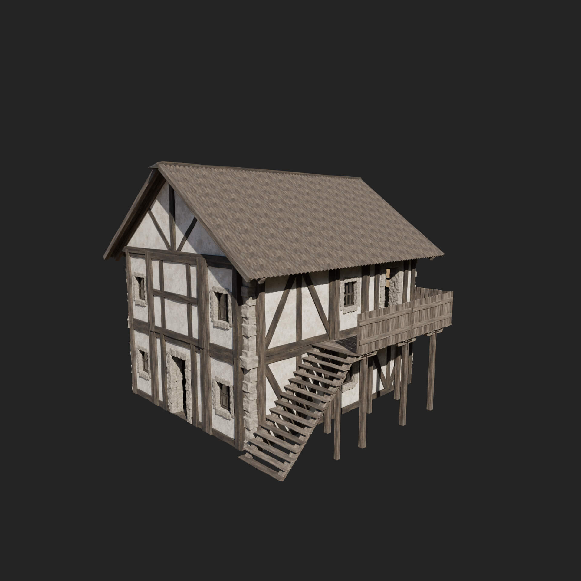 Medieval Tavern Inn Collection - 3D Model by Enterables