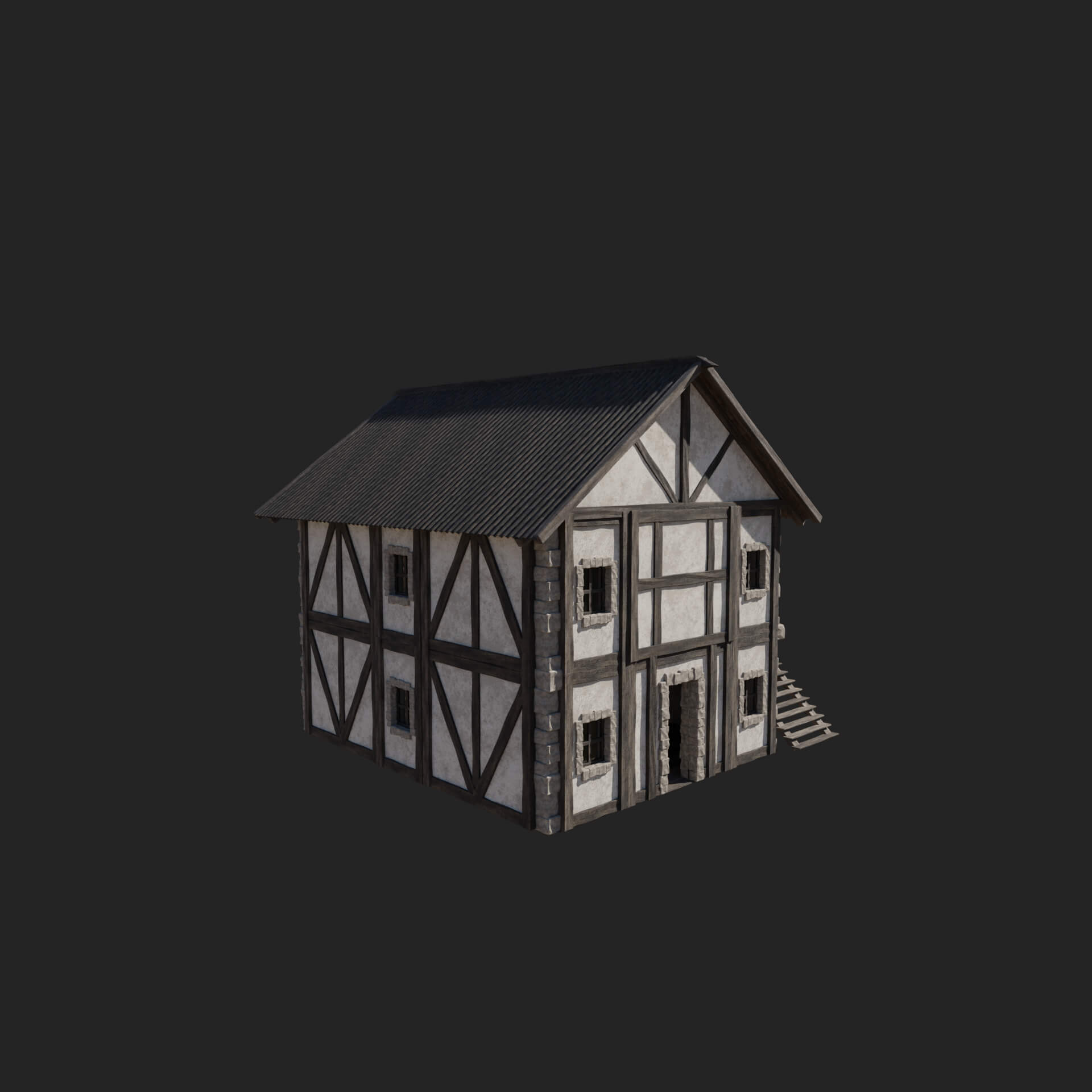 Medieval Tavern Inn Collection - 3D Model by Enterables