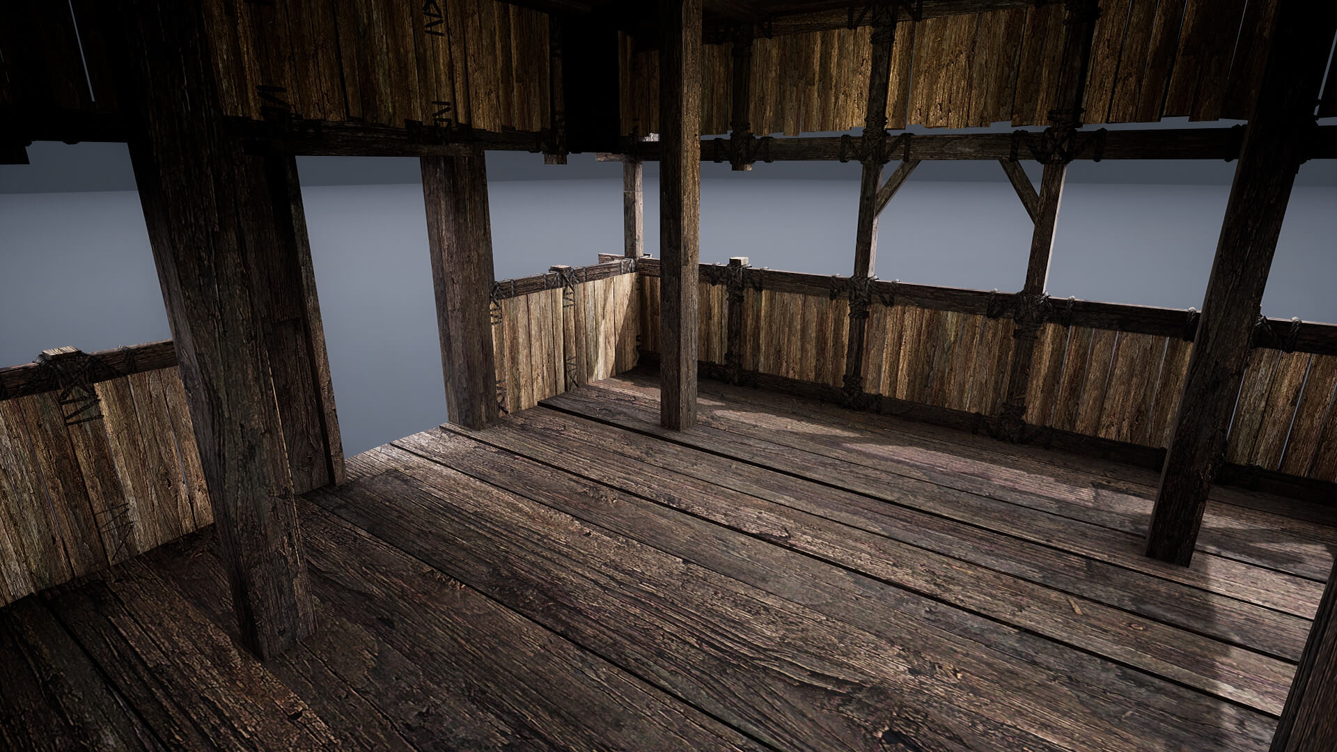 Medieval Watchtowers and Platforms Collection - 3D Model by Enterables