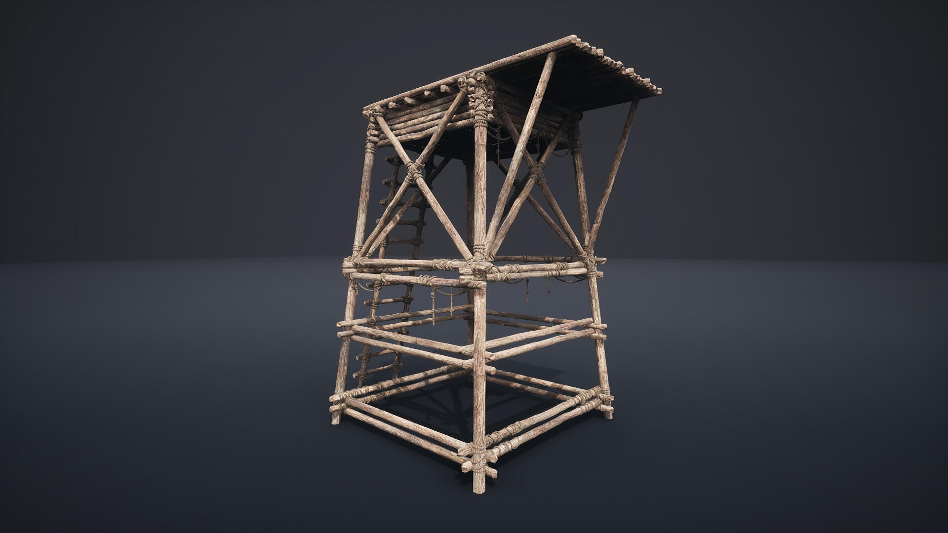 Medieval Watchtowers and Platforms Collection - 3D Model by Enterables