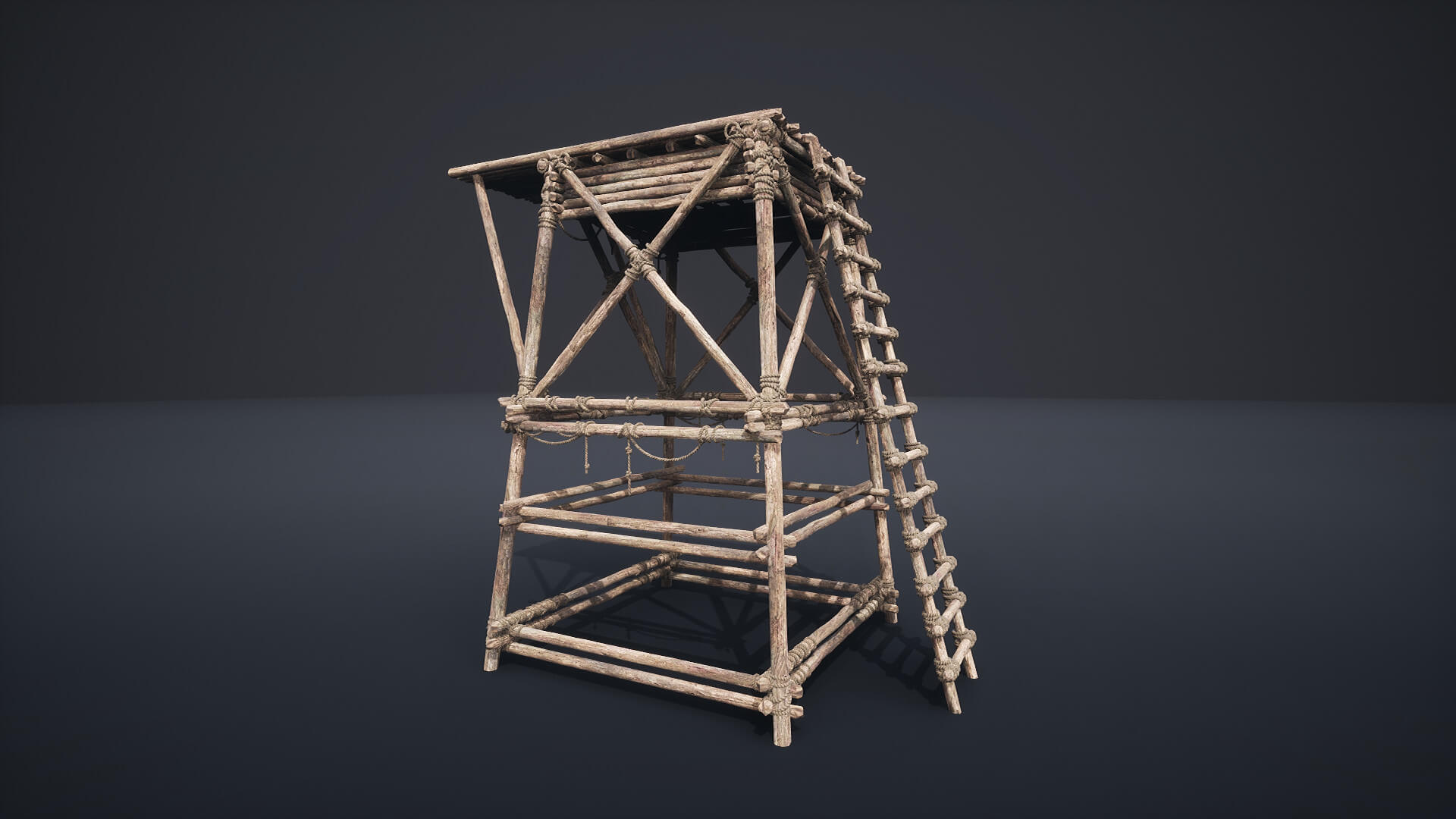 Medieval Watchtowers and Platforms Collection - 3D Model by Enterables