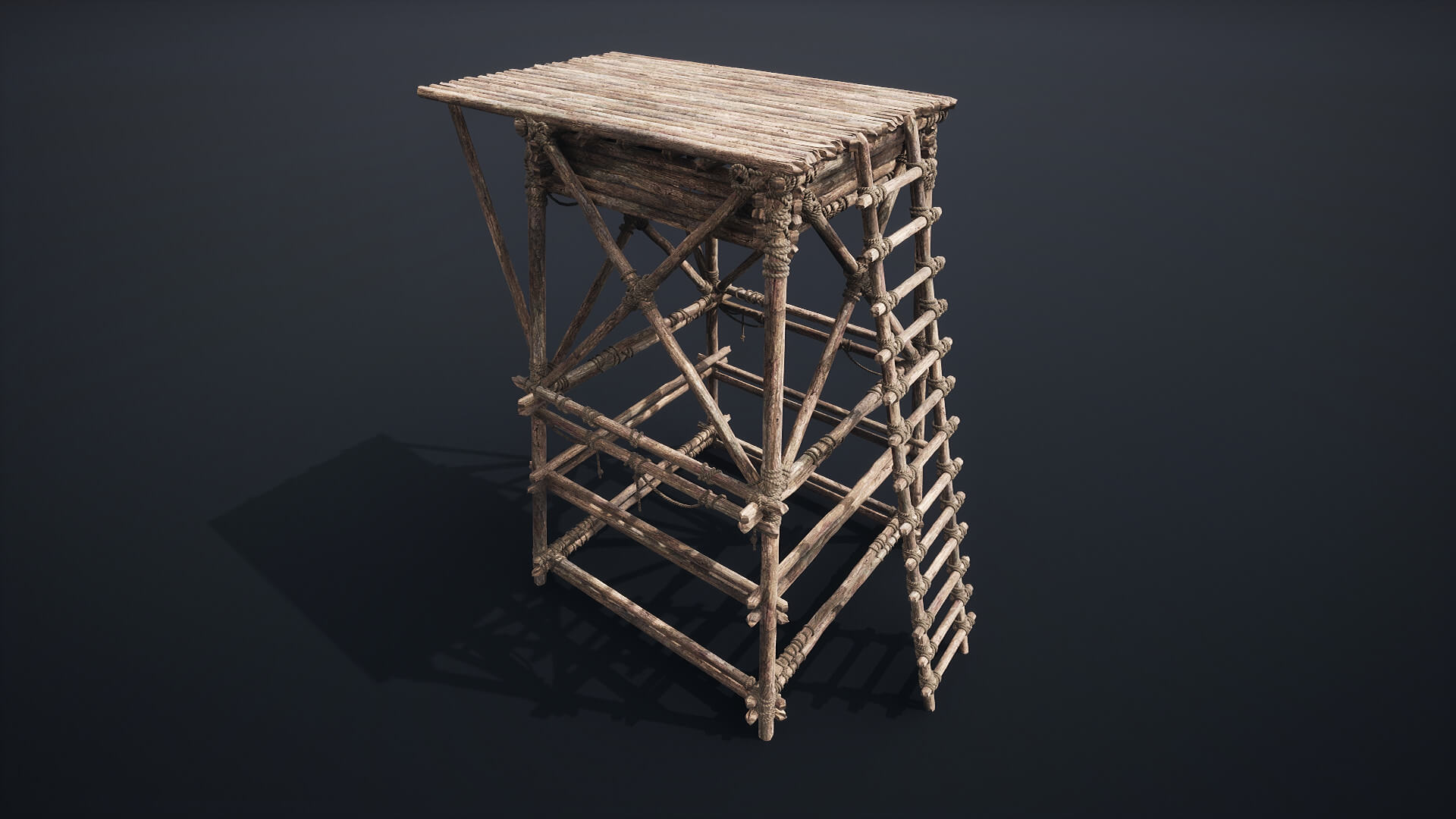 Medieval Watchtowers and Platforms Collection - 3D Model by Enterables