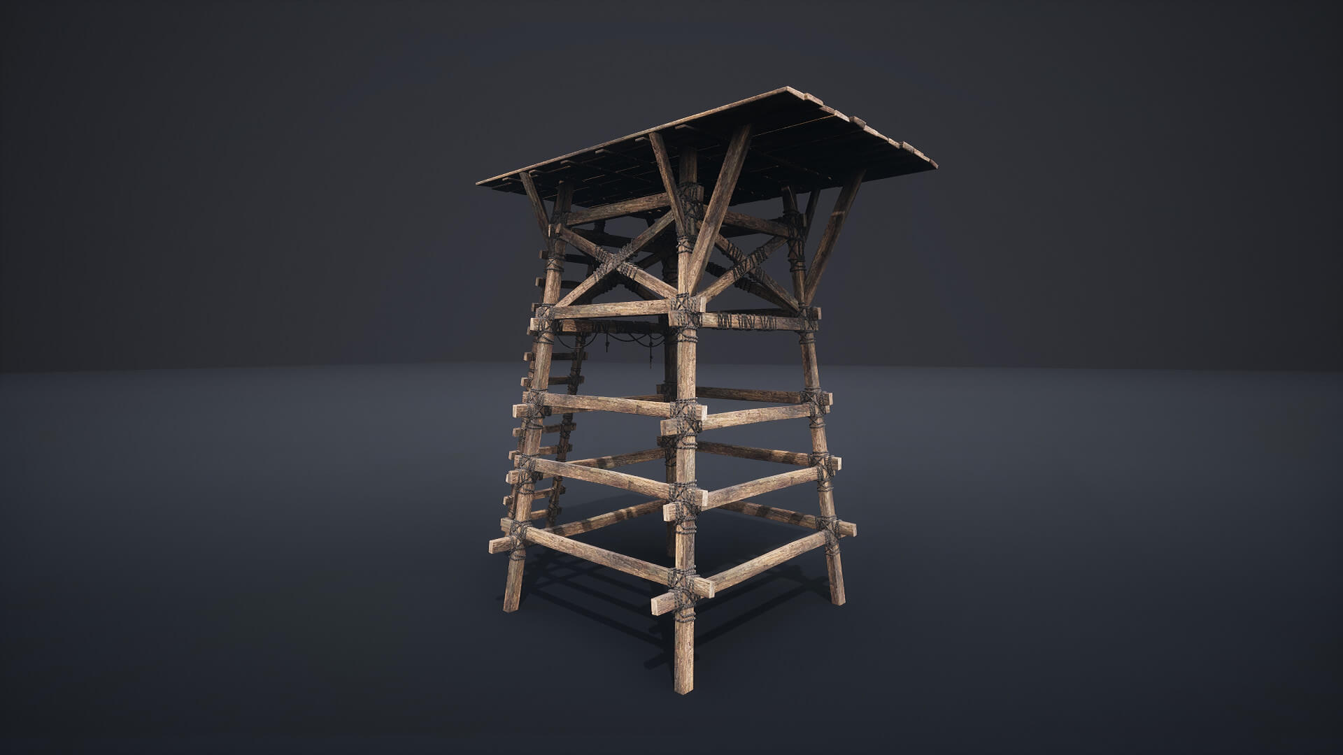 Medieval Watchtowers and Platforms Collection - 3D Model by Enterables