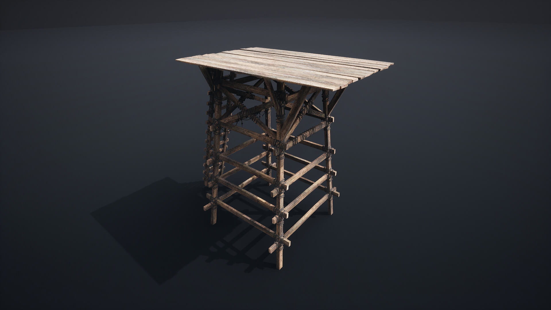 Medieval Watchtowers and Platforms Collection - 3D Model by Enterables