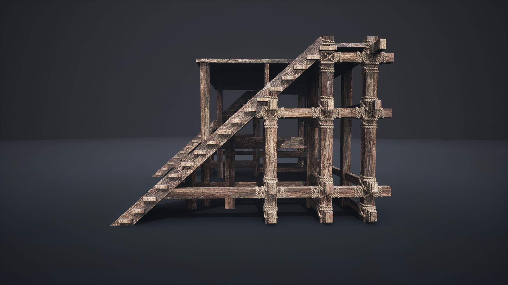 Medieval Watchtowers and Platforms Collection - 3D Model by Enterables