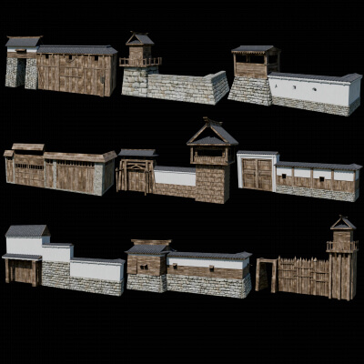 3D Models | Structures | Walls | RenderHub