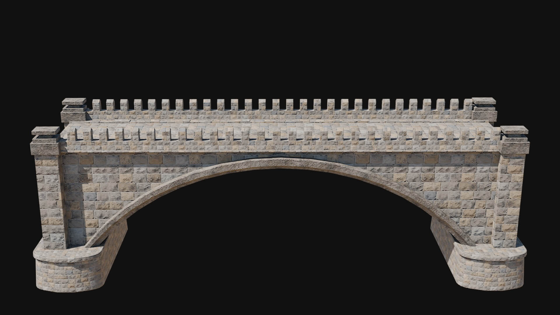 Monumental Castle Bridges Collection - 3D Model by Enterables
