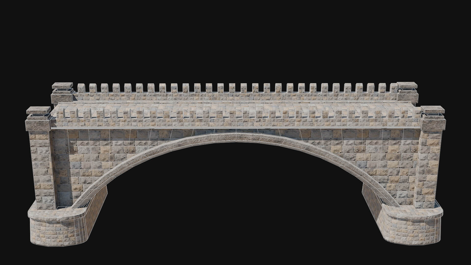 Monumental Castle Bridges Collection - 3D Model by Enterables